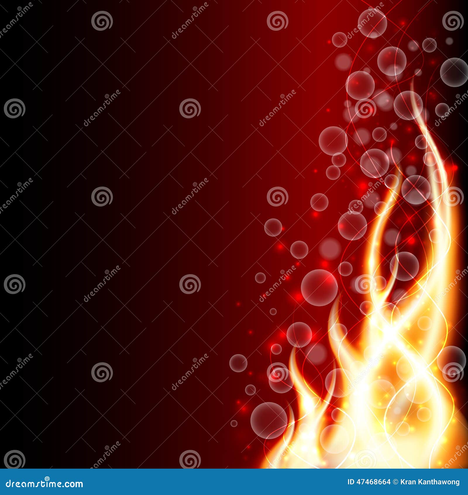 Abstract Fire Background, Vector Illustration Stock Vector ...