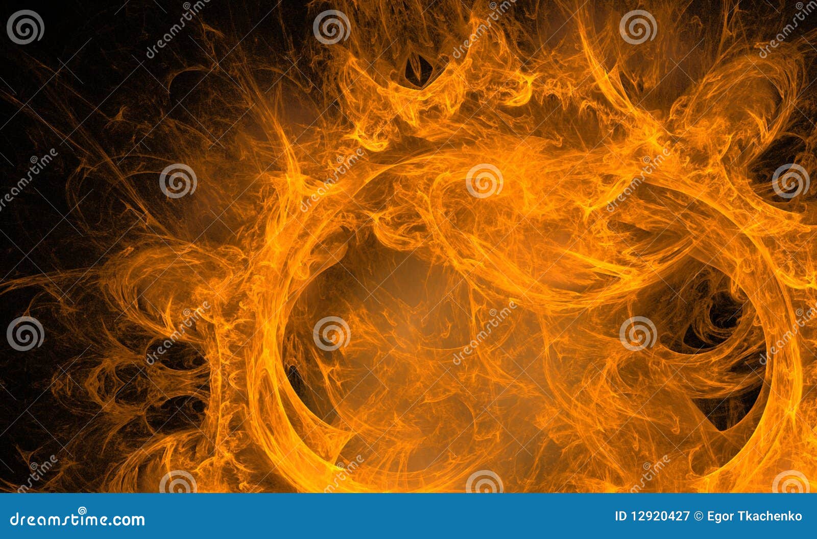 Abstract fire figure. stock illustration. Illustration of cosmos - 12920427