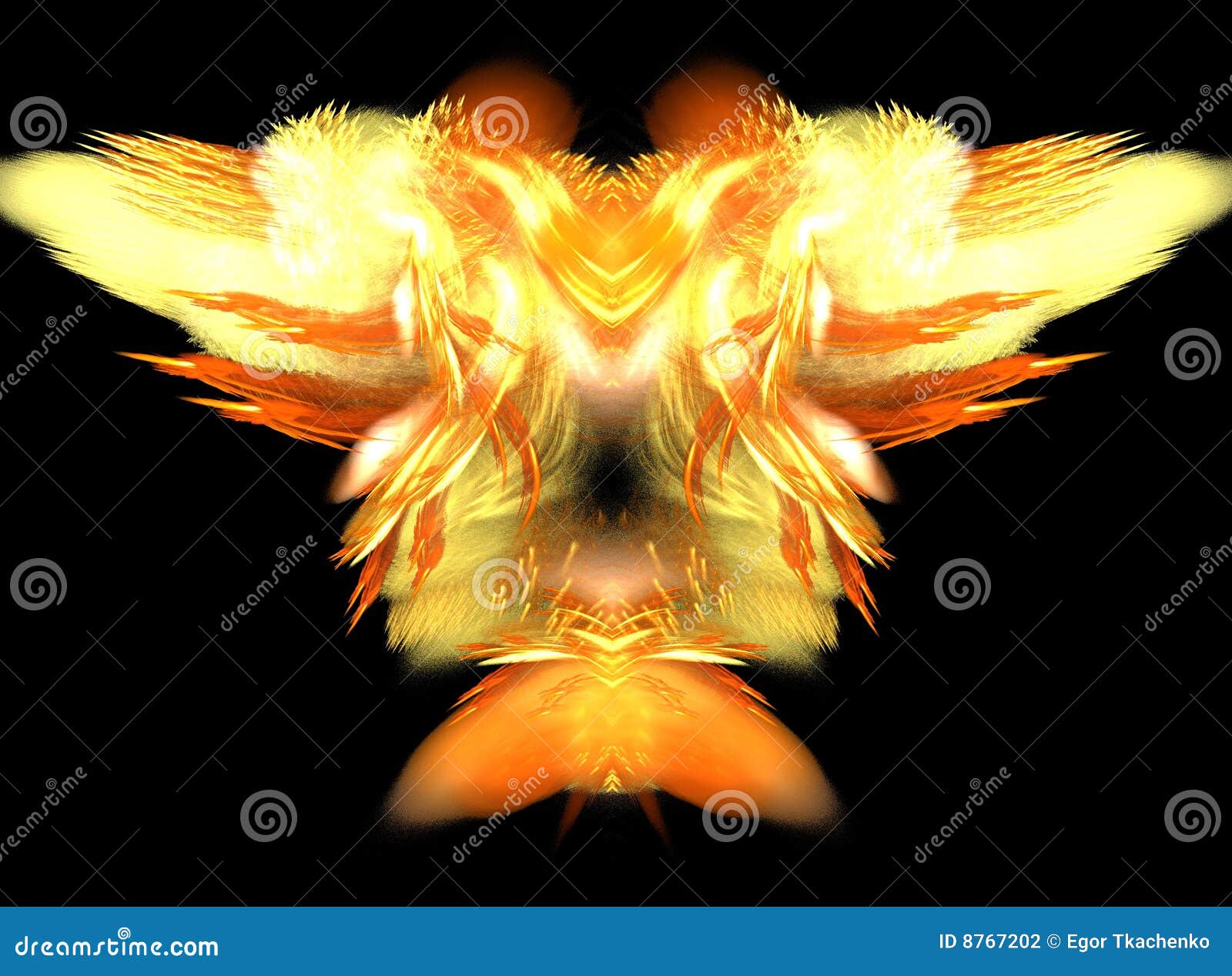 Abstract fire figure. stock illustration. Illustration of color - 8767202