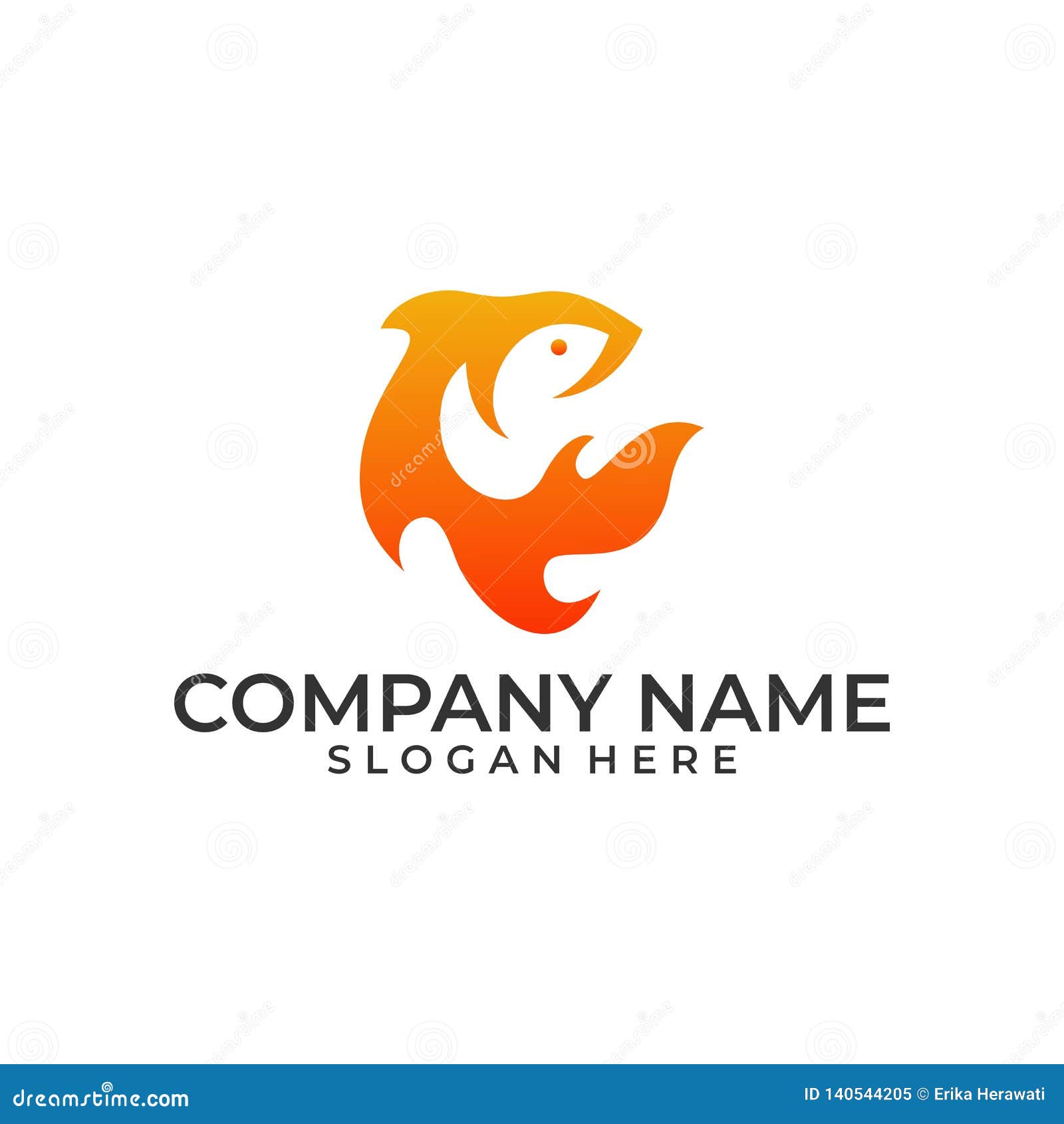 Fire Fish Vector Illustration Transparent Background | CartoonDealer ...