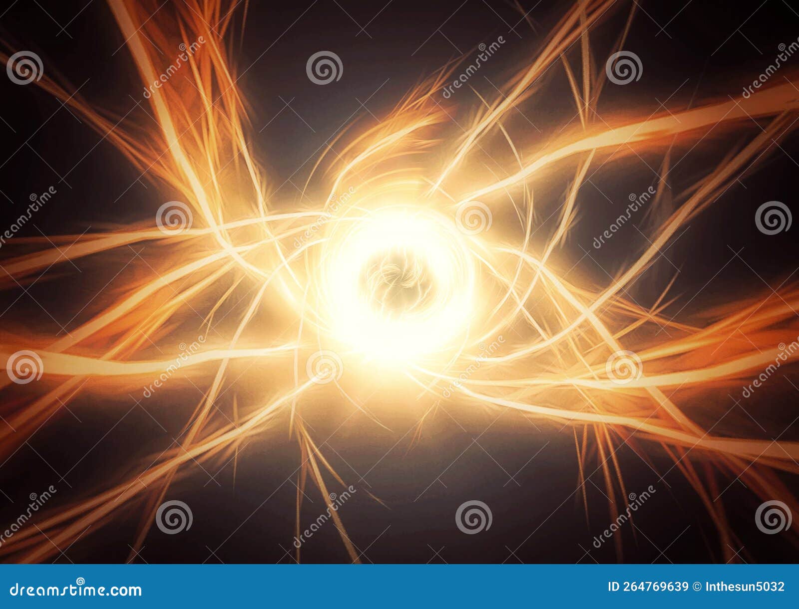 Exploding Abstract Fire Flame Background Stock Illustration ...