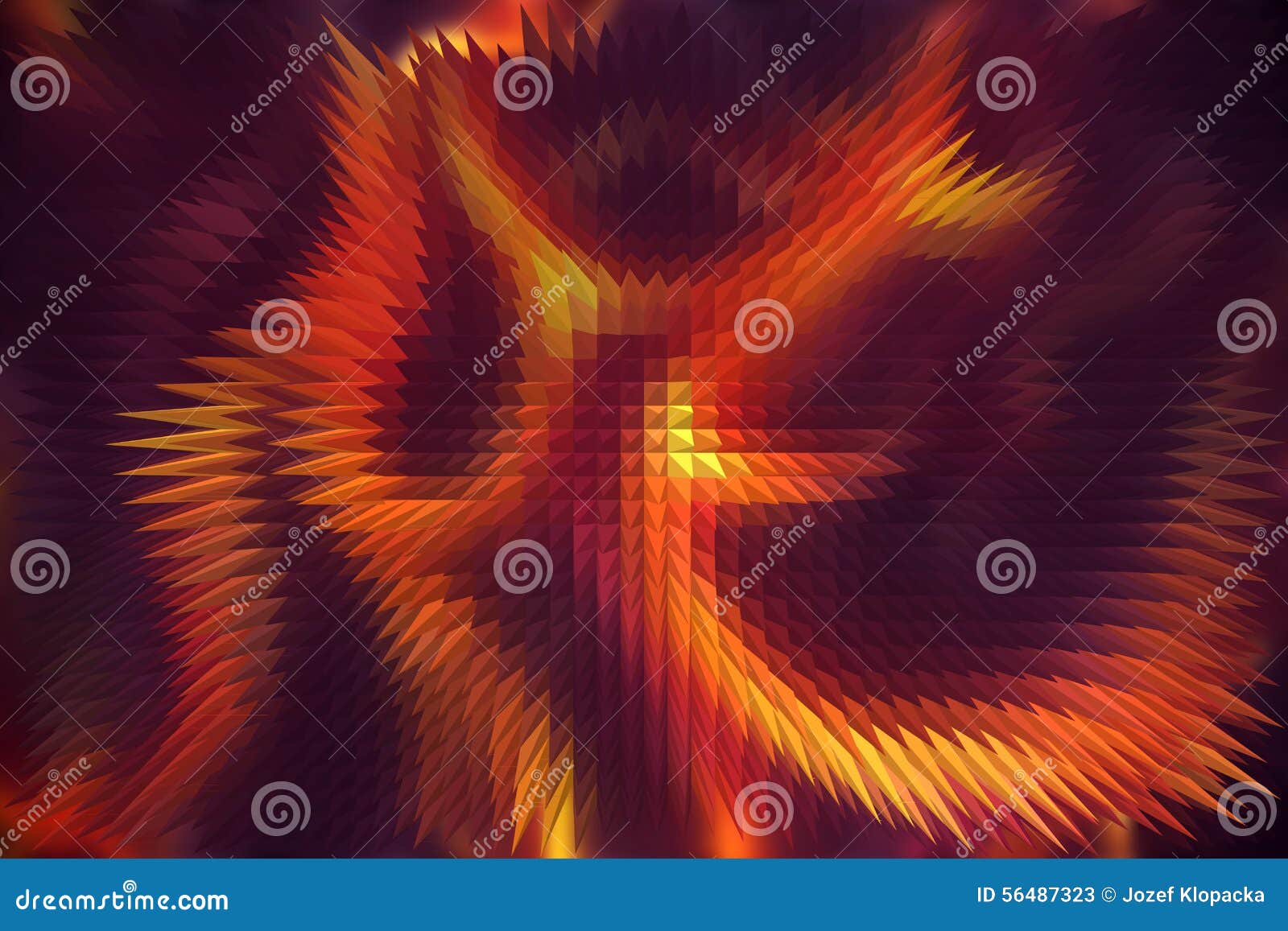 An Eye With Pyramid In Fire On Background. Alchemy Masonic Symbol ...