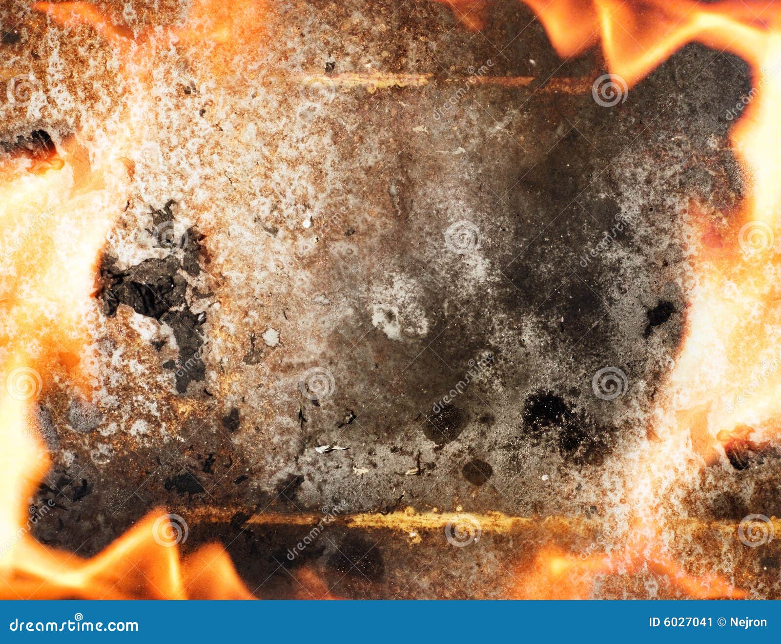 Abstract fire frame stock image. Image of grunge, flammable - 6027041