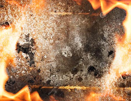 Abstract fire frame stock image. Image of grunge, flammable - 6027041