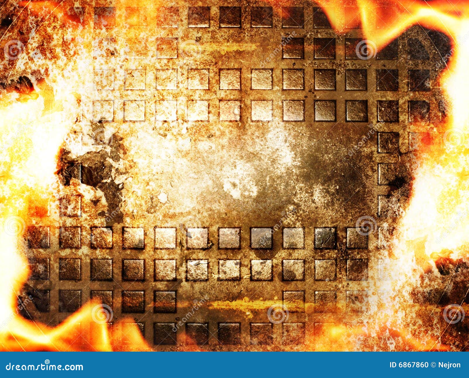 Abstract fire frame stock illustration. Illustration of blaze - 6867860