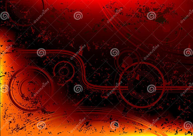 Abstract fire grunge stock vector. Illustration of line - 2597852