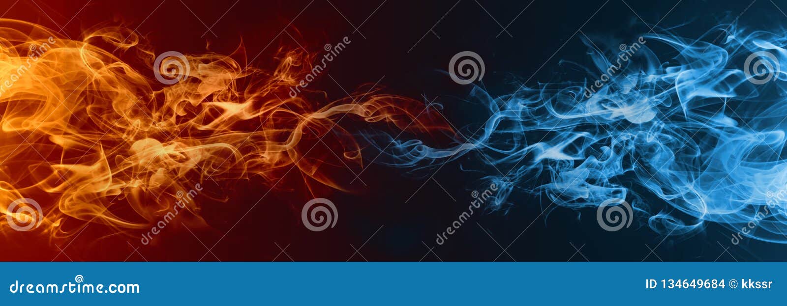 Abstract Fire And Ice