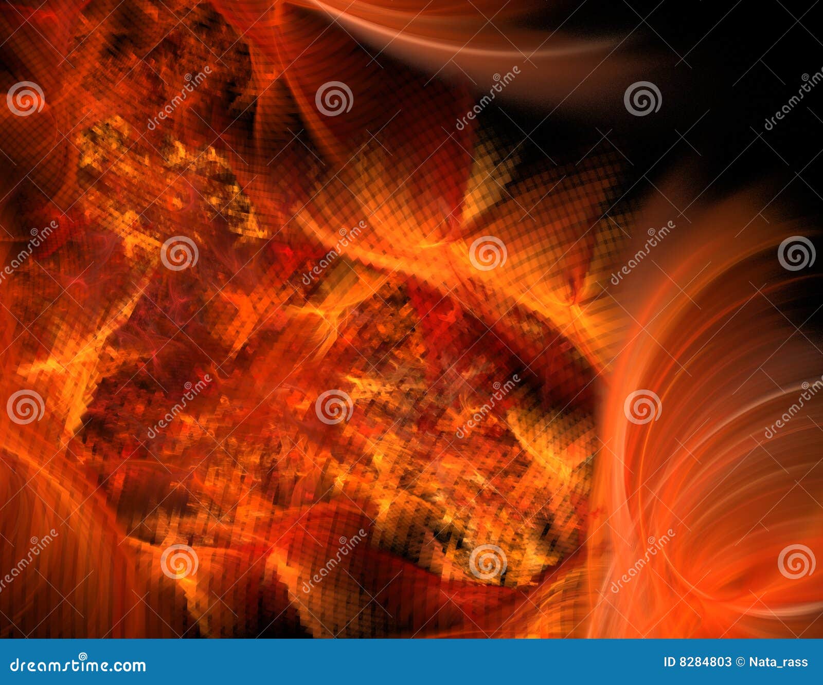 Abstract fire illustration stock illustration. Illustration of tiled ...