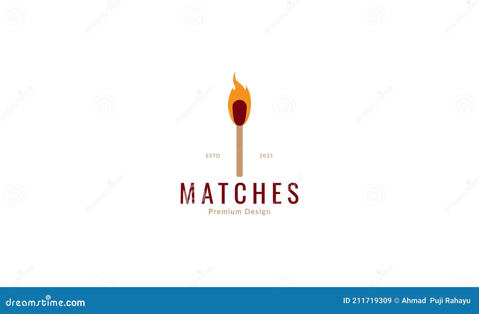 Abstract Fire Matches Logo Design Vector Icon Symbol Graphic ...