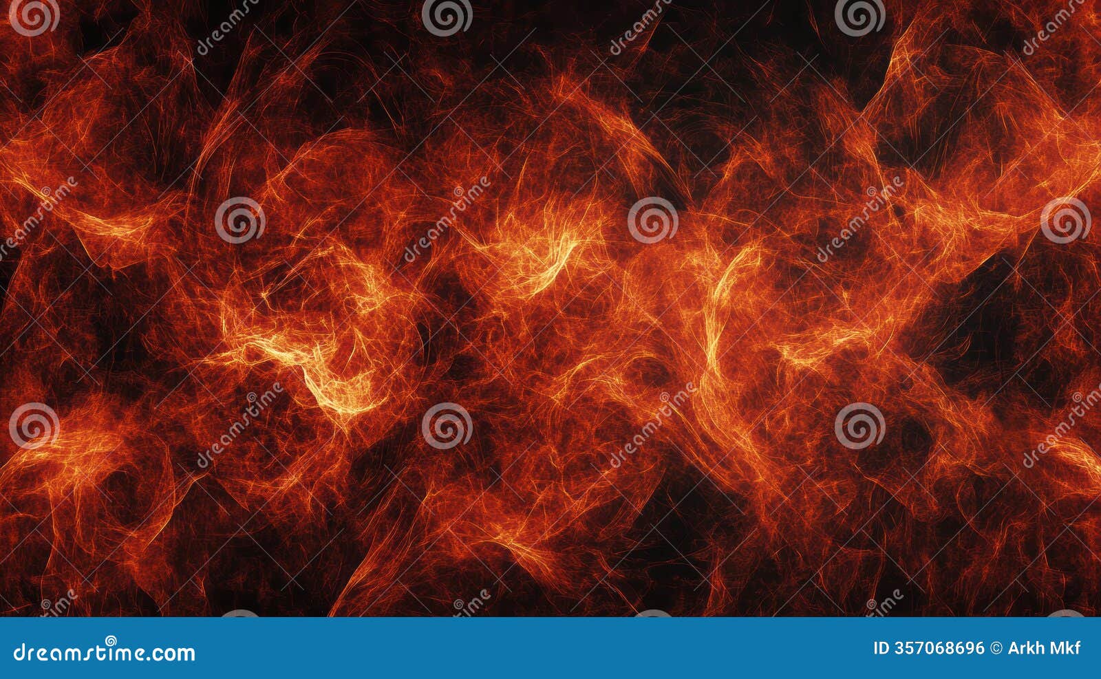 Abstract Fire and Smoke Background with Fiery Flames and Explosions ...