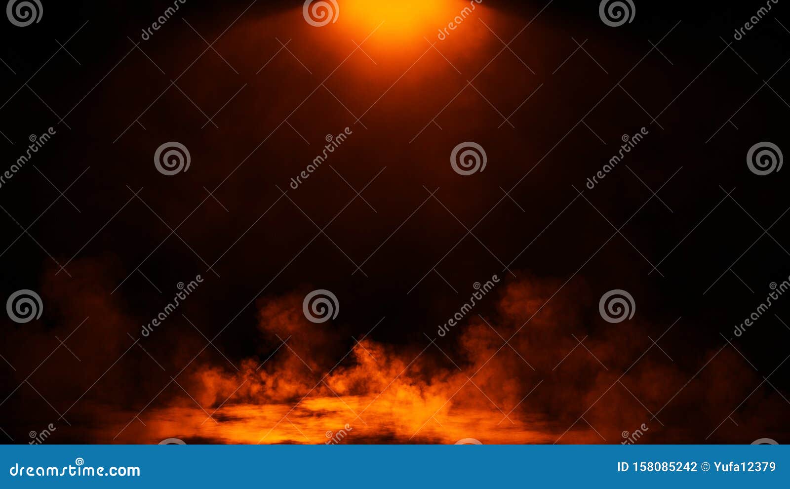 Abstract Fire Smoke with Light Effect. Lighting Spotlighting Texture ...