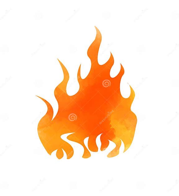 Abstract fire symbol stock vector. Illustration of effect - 183185242