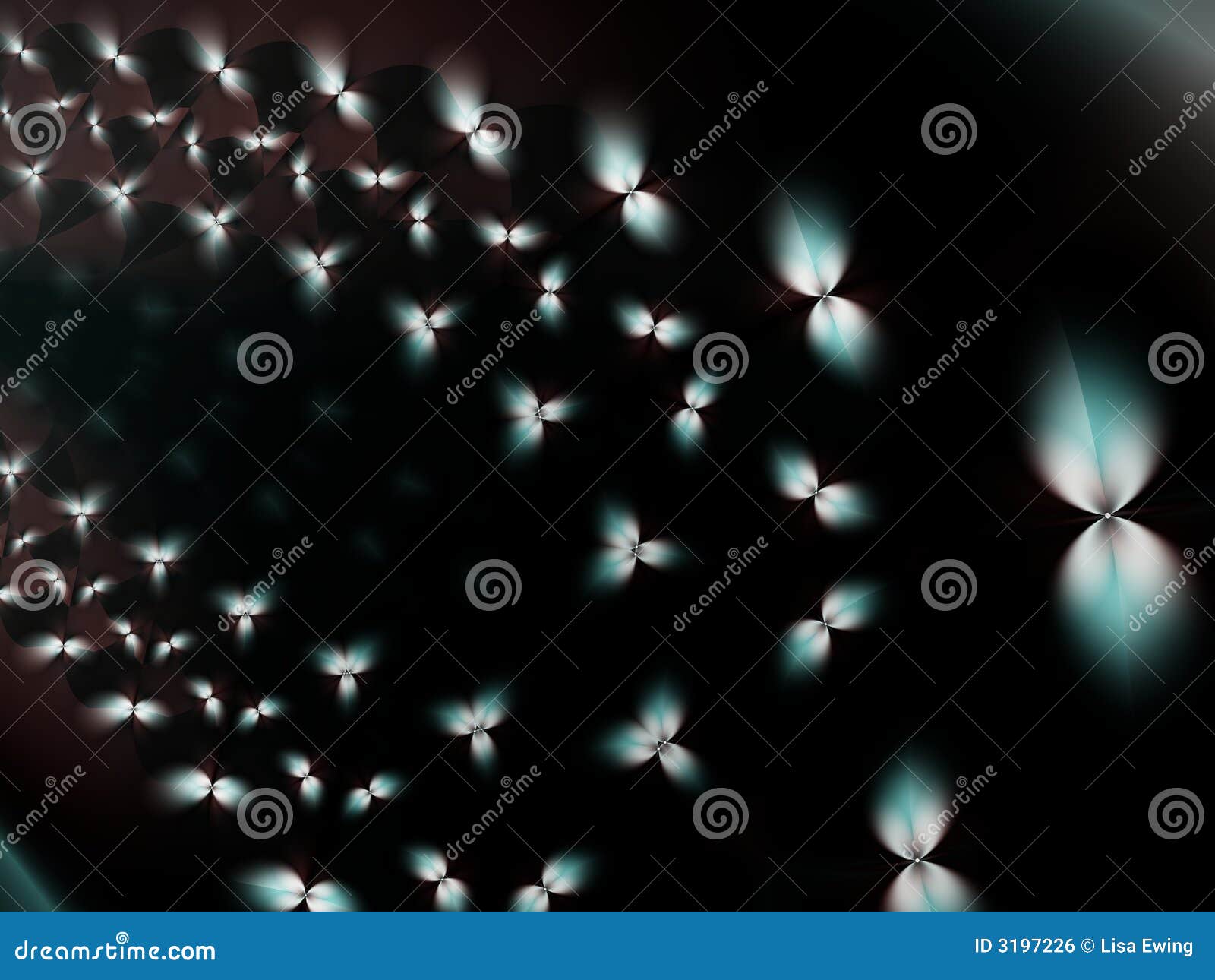 Abstract Fireflies Flutter Slowly In The Night Sky And Are A Joy To See ...