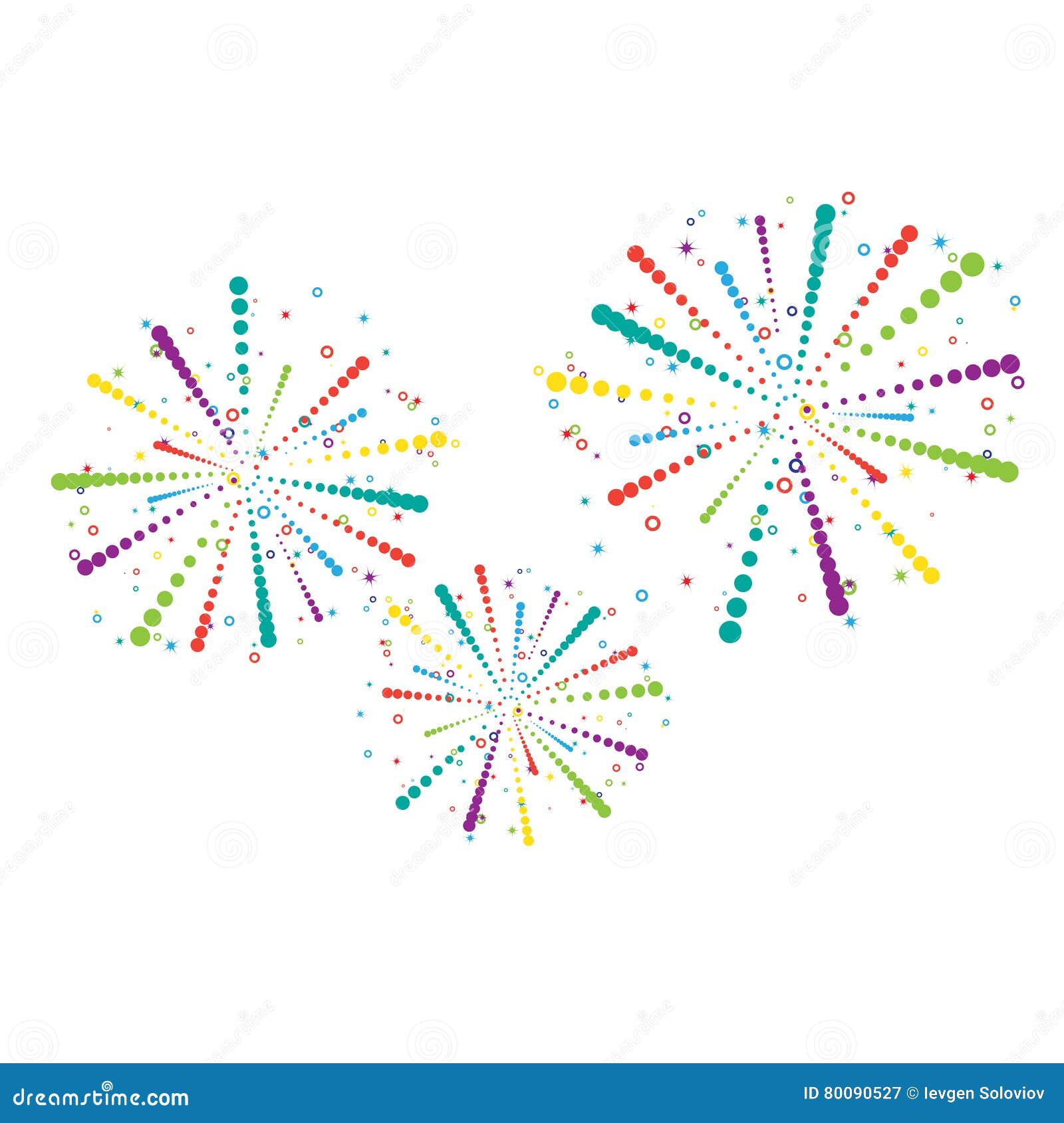 Abstract Firework Background Stock Vector - Illustration of phenomenon ...