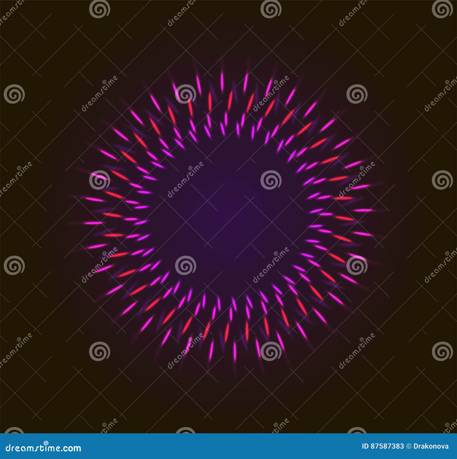 Abstract Firework Background Stock Vector - Illustration of effect ...