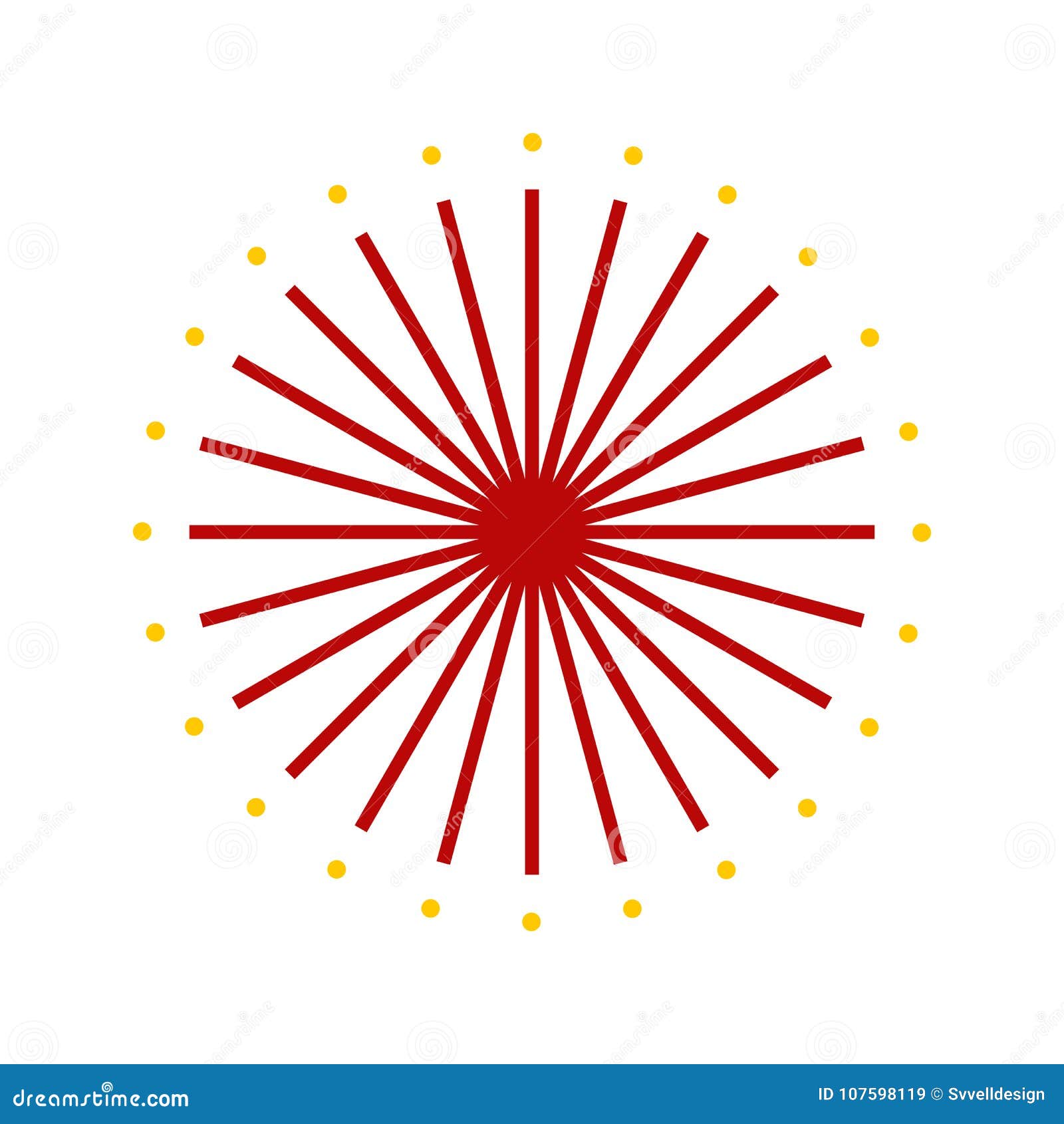 Abstract Firework Sparks Vector Illustration Graphic Stock Vector ...