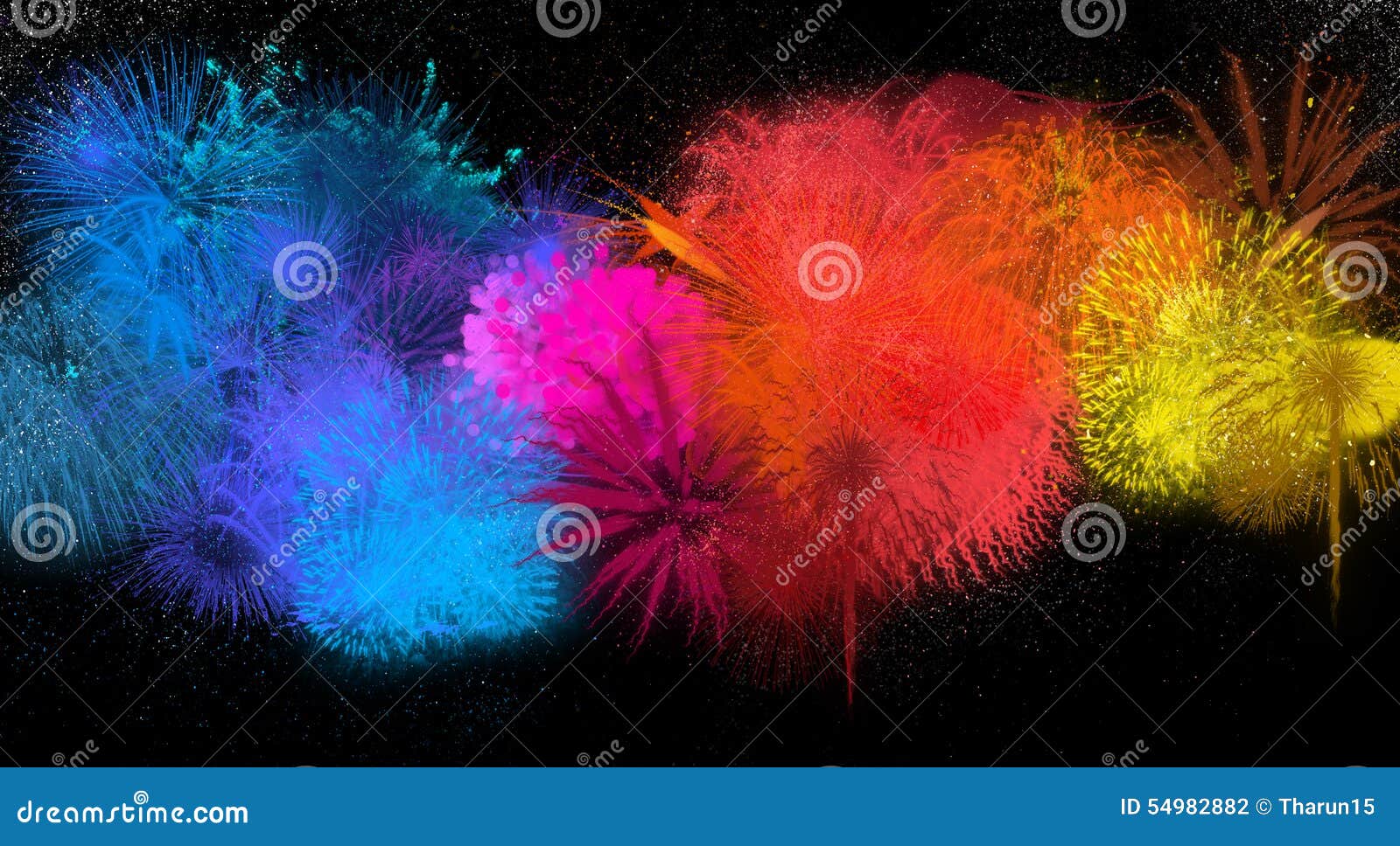 Abstract Fireworks Background Stock Photo - Image of celebrate, blur ...