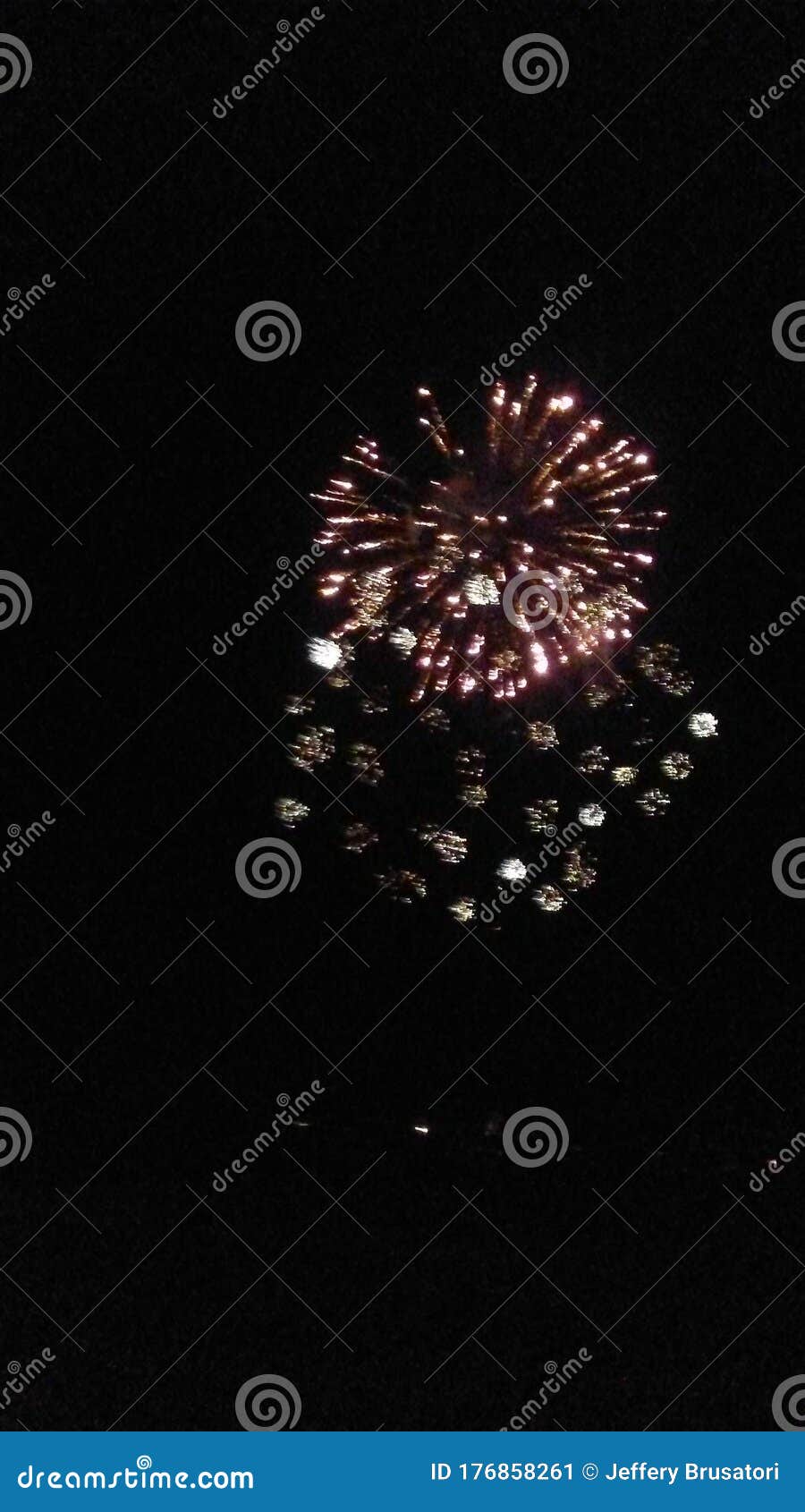 Abstract Fireworks Display Eight Stock Image - Image of design ...