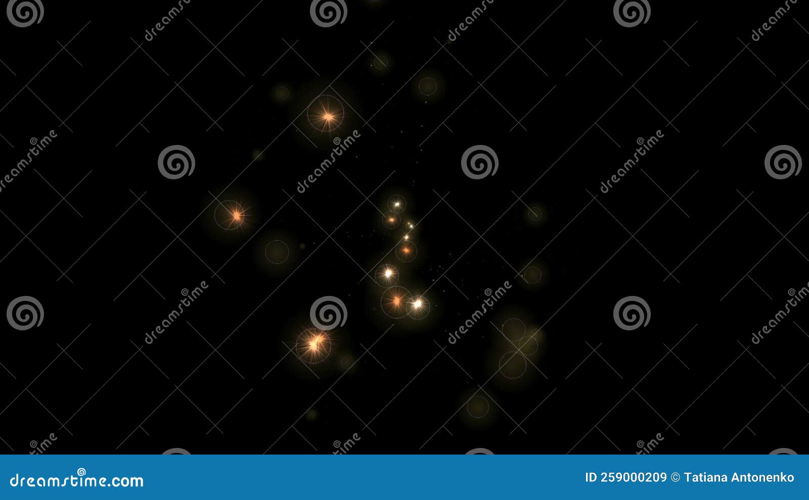 Abstract Fireworks Pulsating Glow Element from Particles and Dots. Explosion, Animation of Multi ...