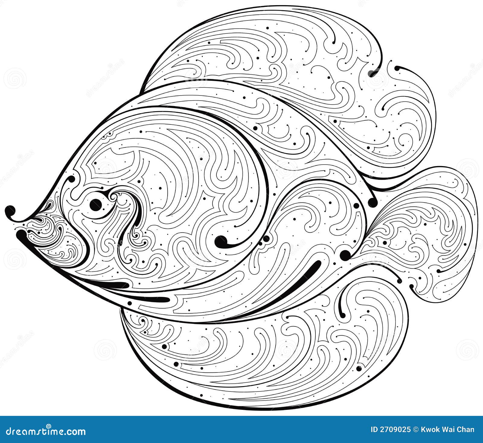 Abstract Fish stock vector. Illustration of fashion, design - 2709025