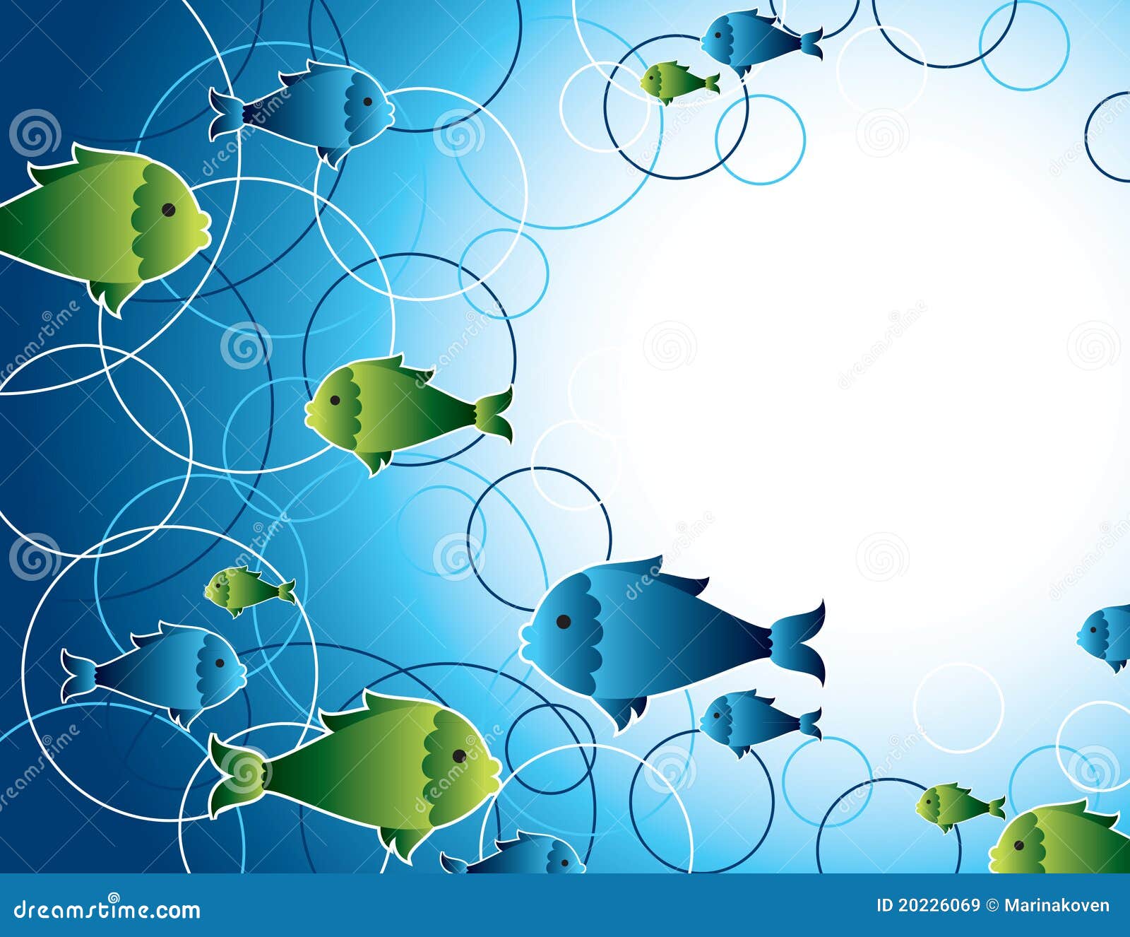 Abstract Fish Background stock illustration. Illustration of decoration ...