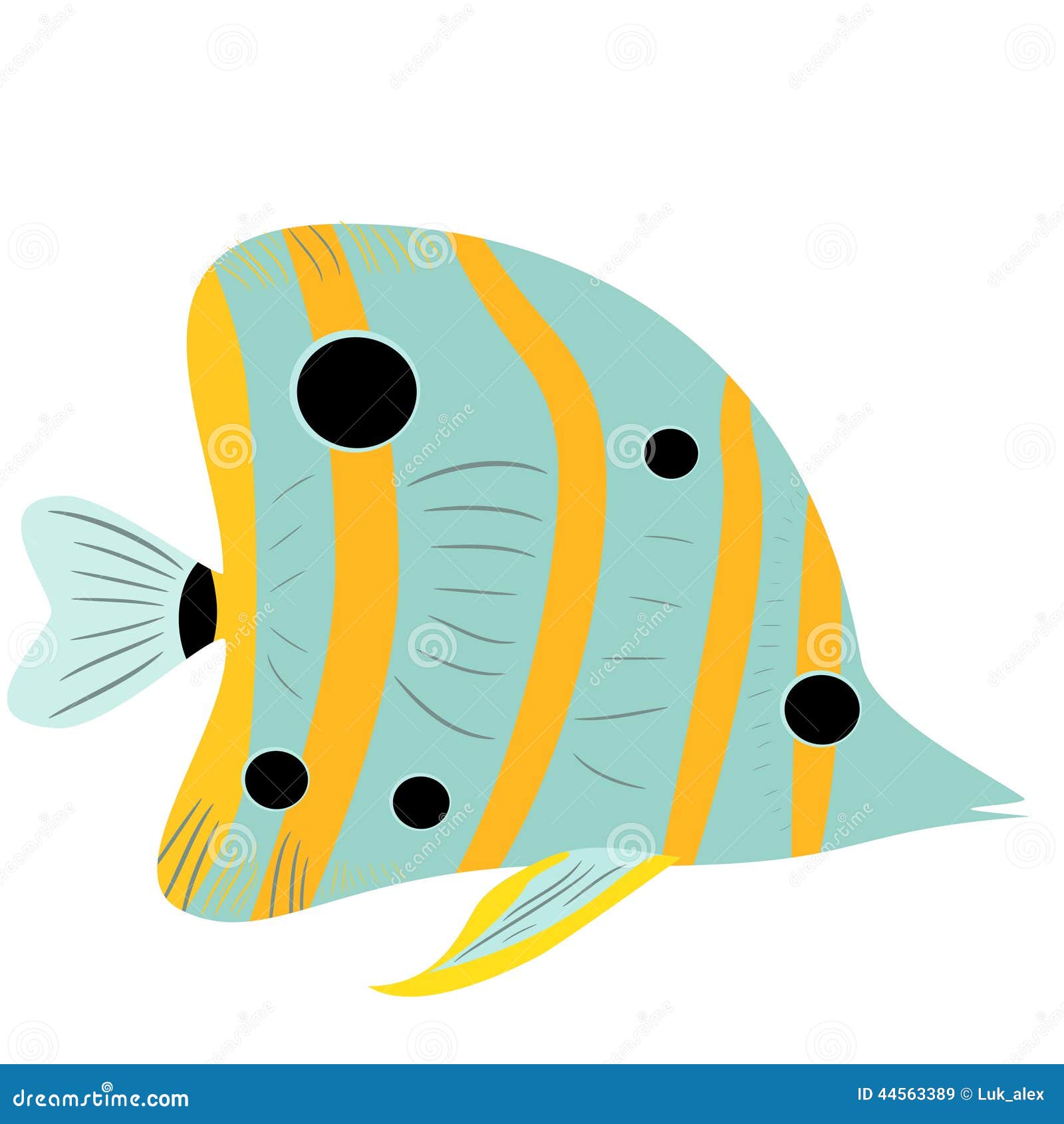Abstract fish stock vector. Illustration of water, design - 44563389
