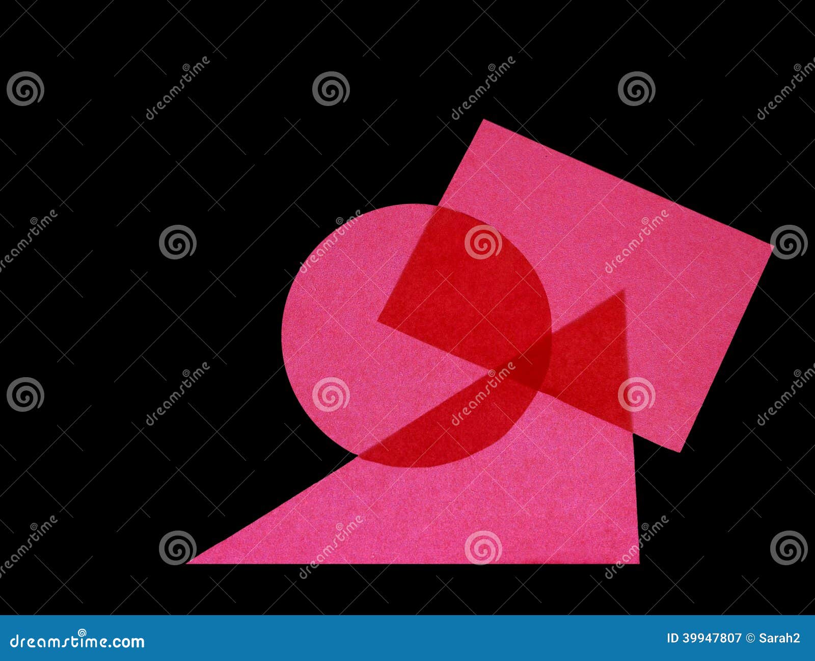 Abstract Fish - Geometric Shapes, Paper Stock Image - Image of abstract ...