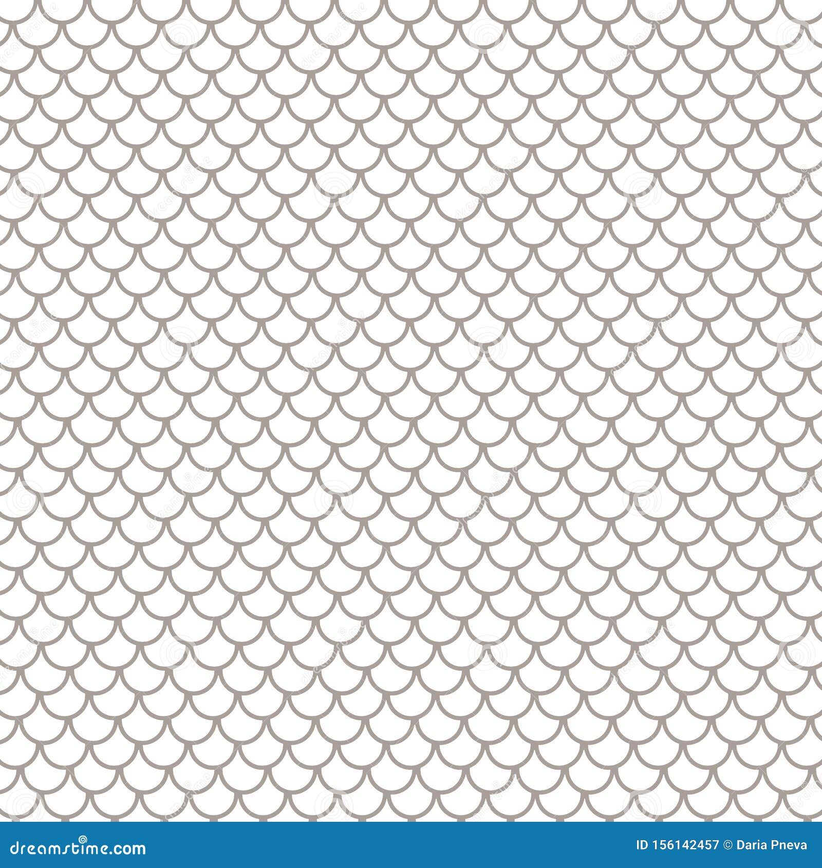 Abstract Fish Scales Background. Hand Drawn. Stock Illustration ...
