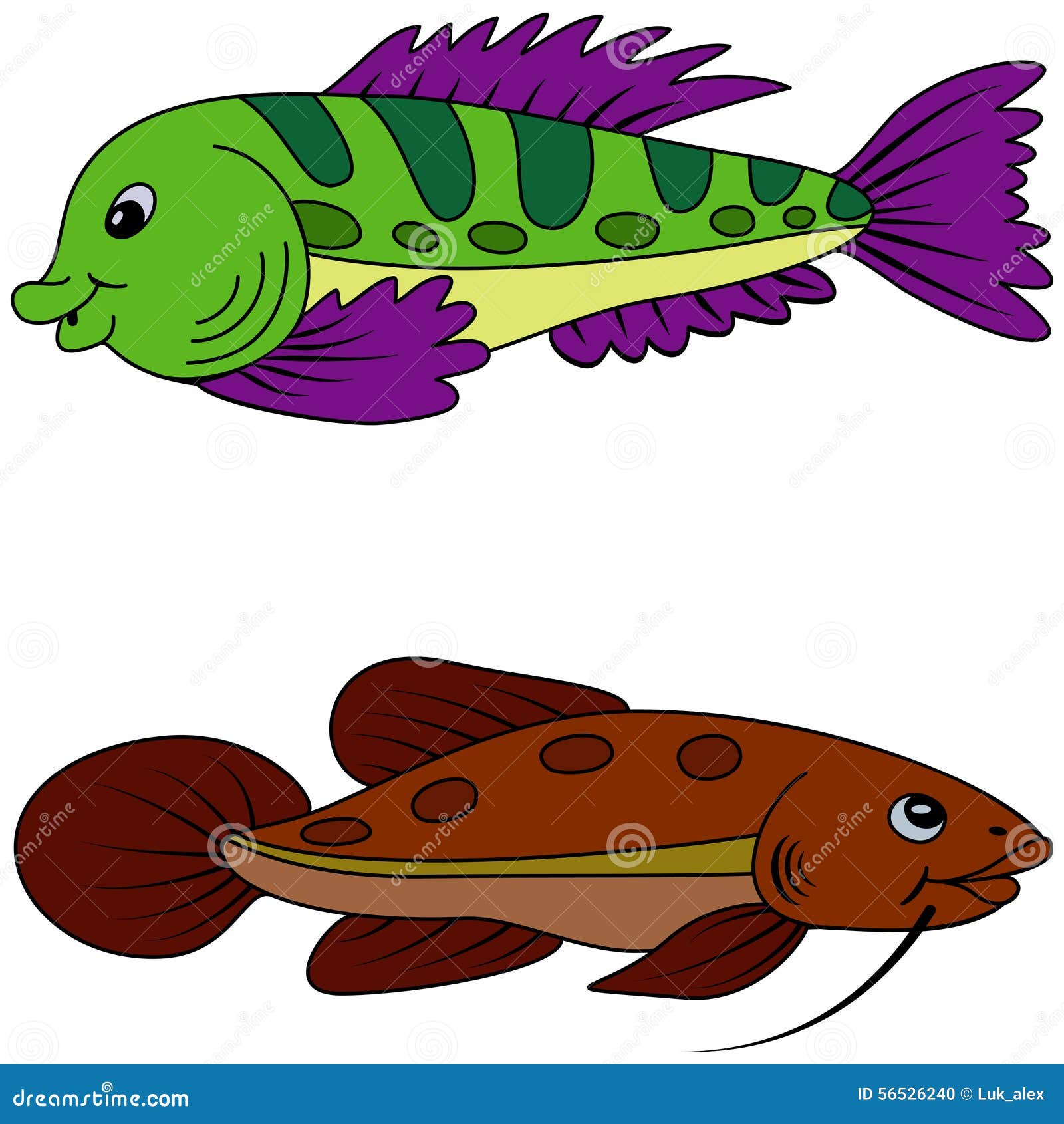 Abstract fish. stock vector. Illustration of fish, graphic - 56526240