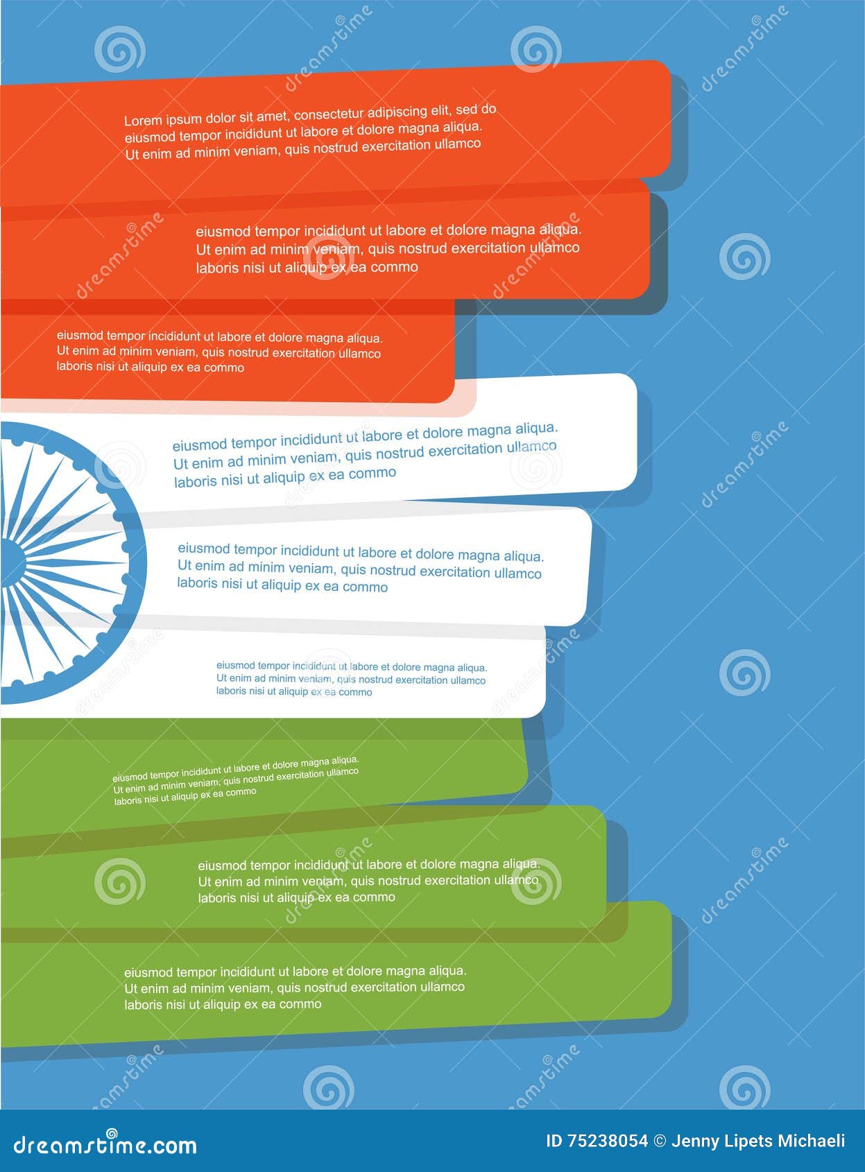 India Map With Infographic Elements. Infographics Layouts. Vector ...