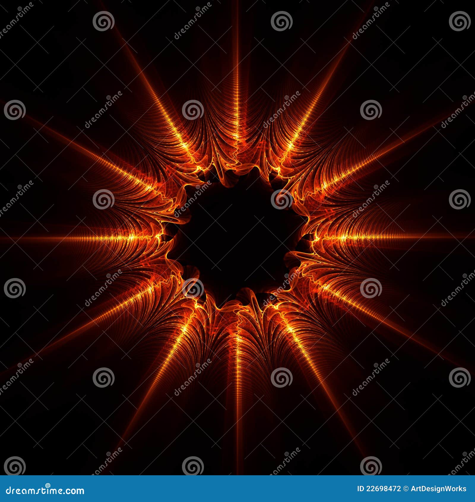 Abstract Flame star stock photo. Image of soul, power - 22698472