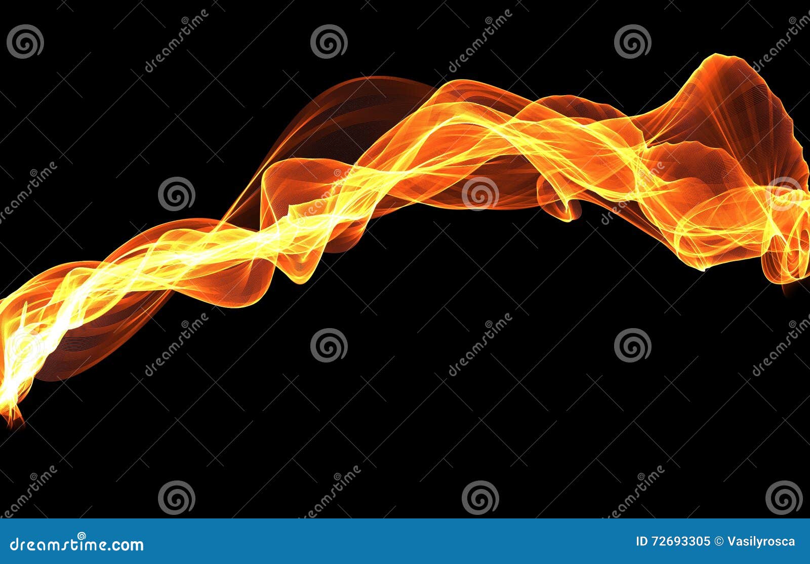 Abstract Flame Waves Background Yellow Color Stock Image - Image of ...
