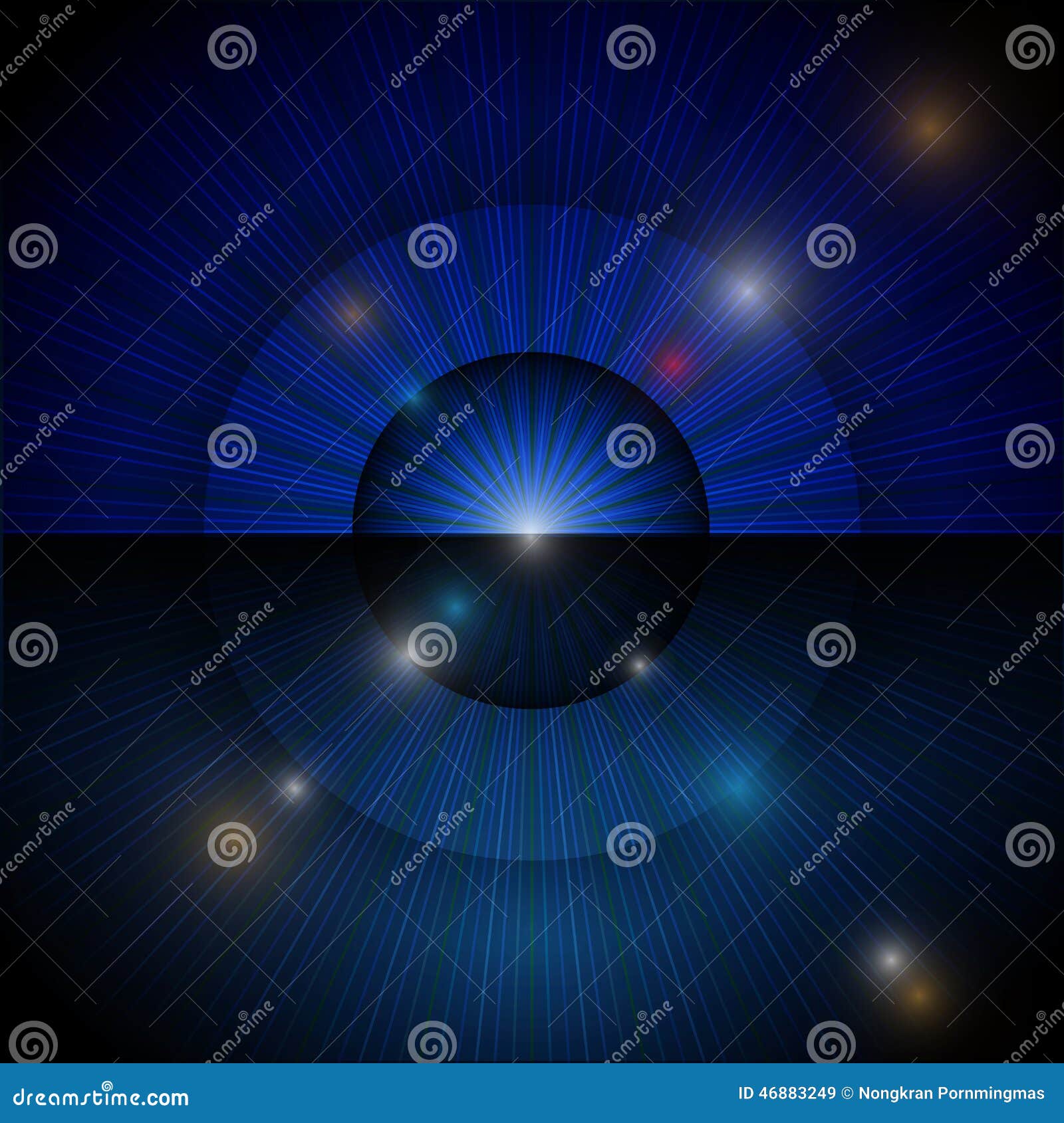 Abstract Flare Light Technology Background Stock Vector - Illustration ...