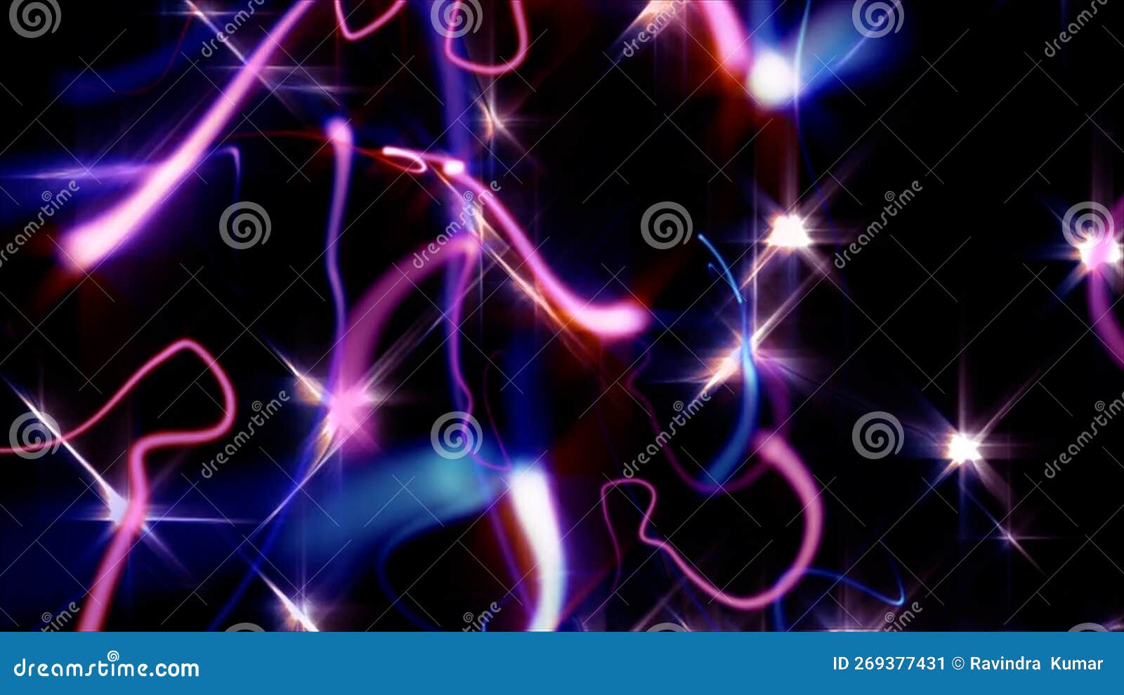 Abstract Flash Light Background with Neon Lights Stock Illustration ...
