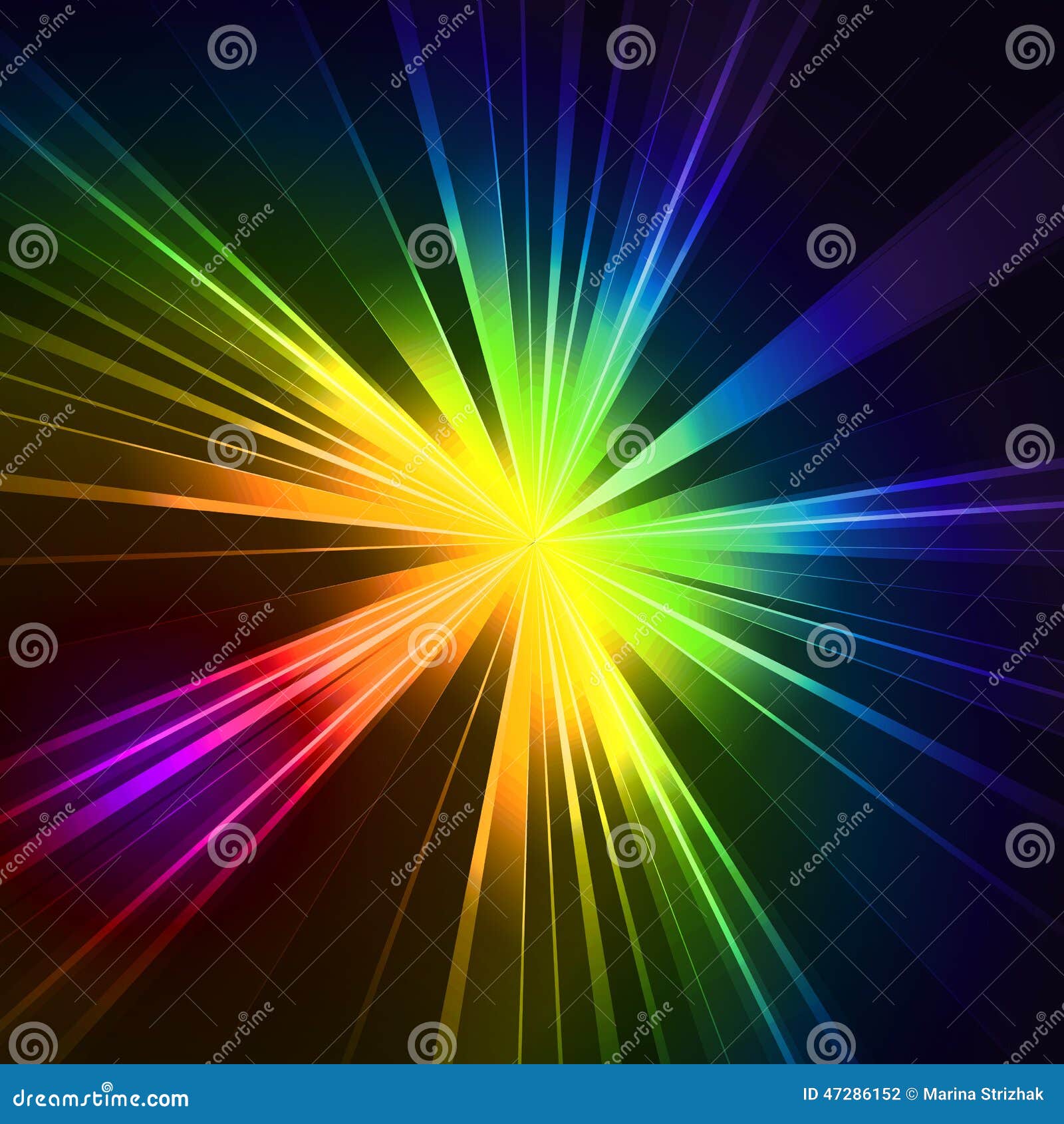 Abstract Flash Star Light. Colorful Exploding Stock Vector ...