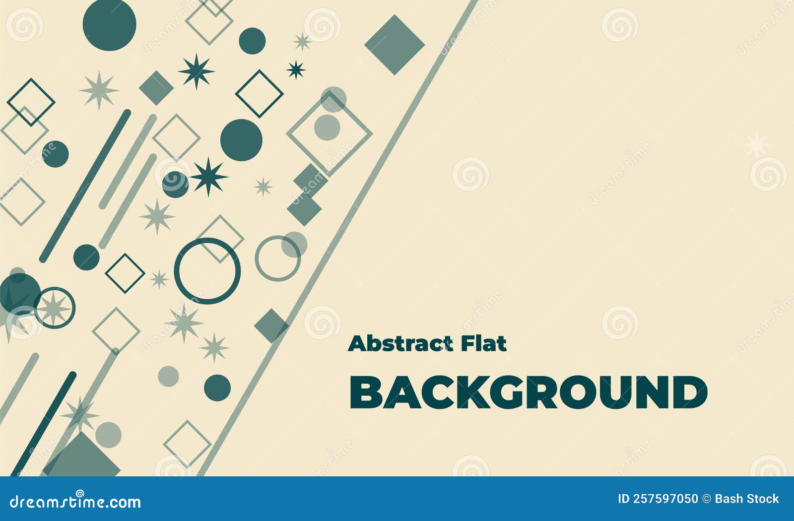 Abstract Flat Background with Color Combination, Simple Design and ...