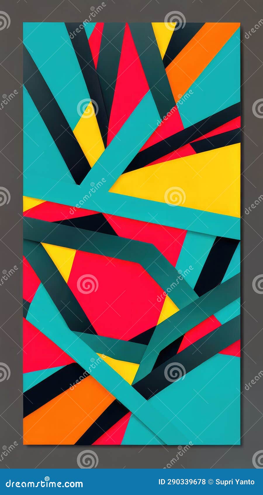 Abstract Flat Concept Creative Colour Design for Background Stock ...