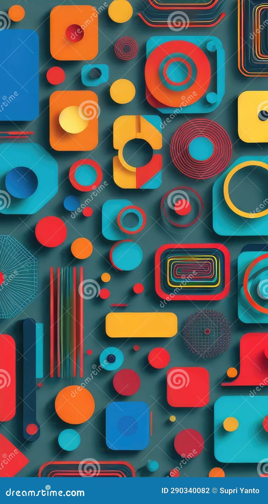 Abstract Flat Concept Creative Colour Design for Background Stock ...