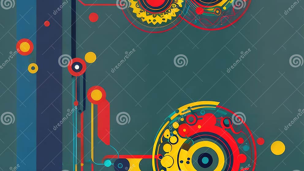 Abstract Flat Concept Creative Colour Design for Background Stock ...