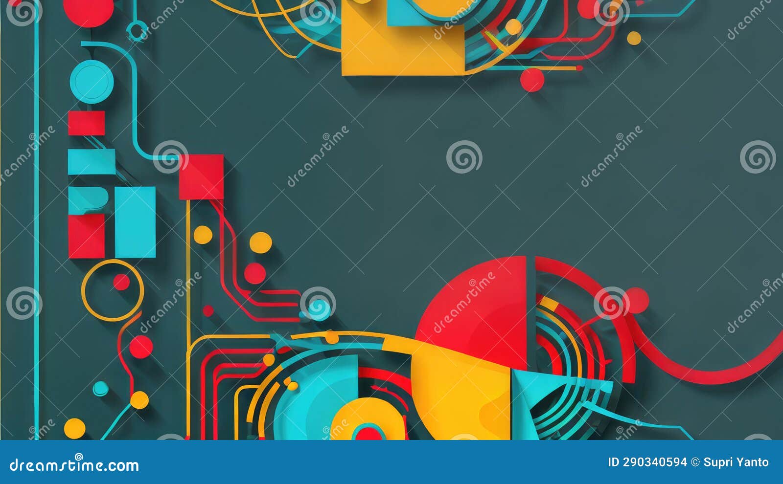 Abstract Flat Concept Creative Colour Design for Background Stock ...