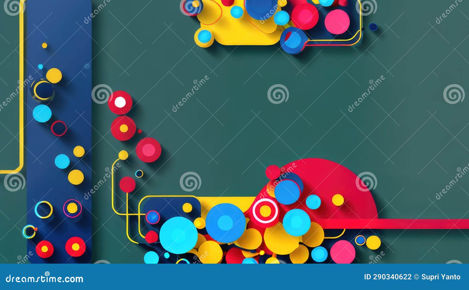 Abstract Flat Concept Creative Colour Design for Background Stock ...