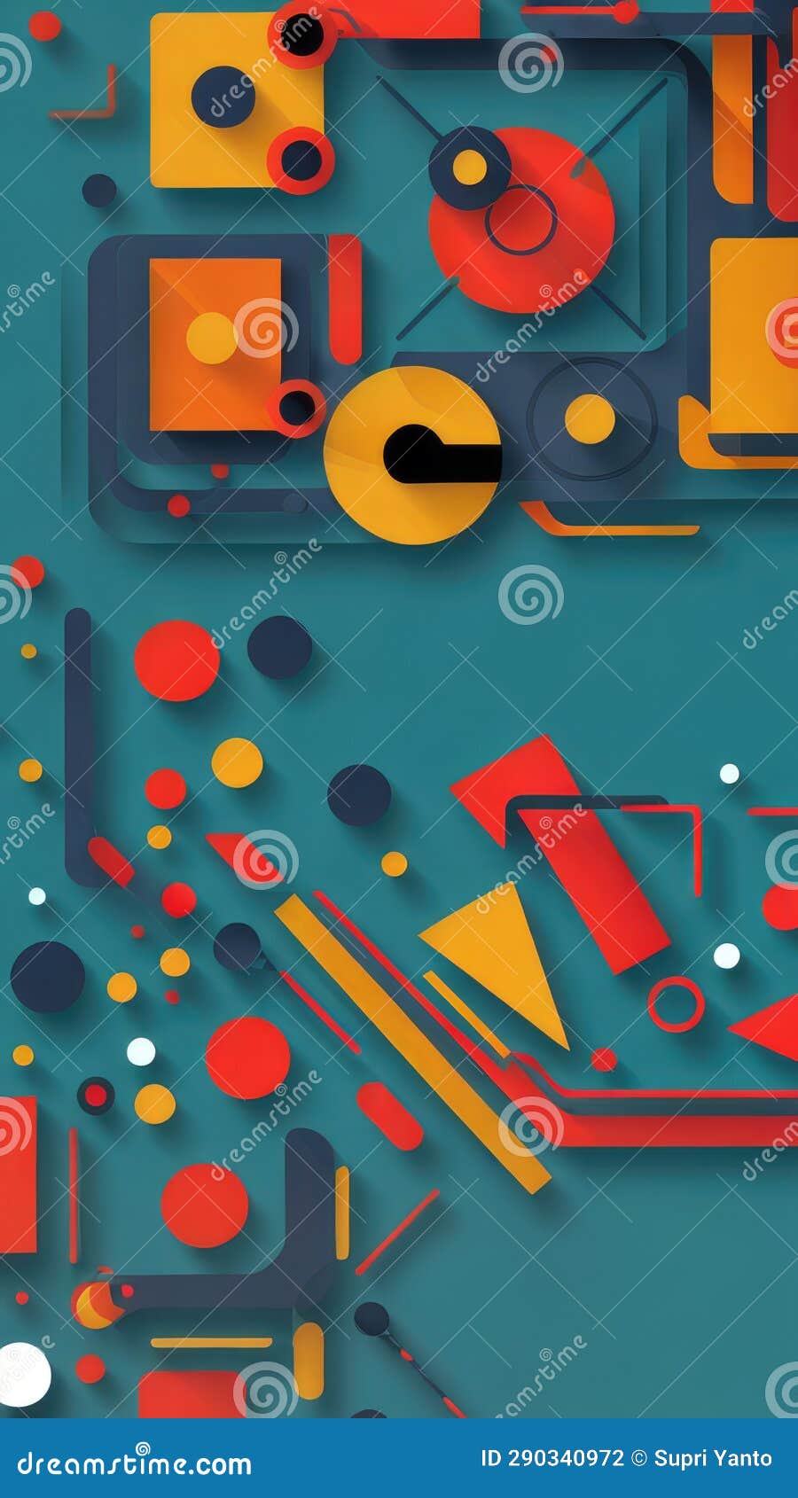 Abstract Flat Concept Creative Colour Design for Background Stock ...