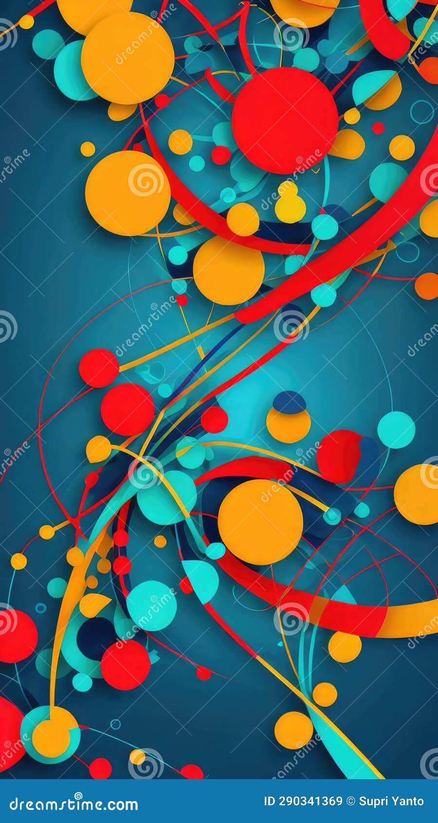 Abstract Flat Concept Creative Colour Design for Background Stock ...