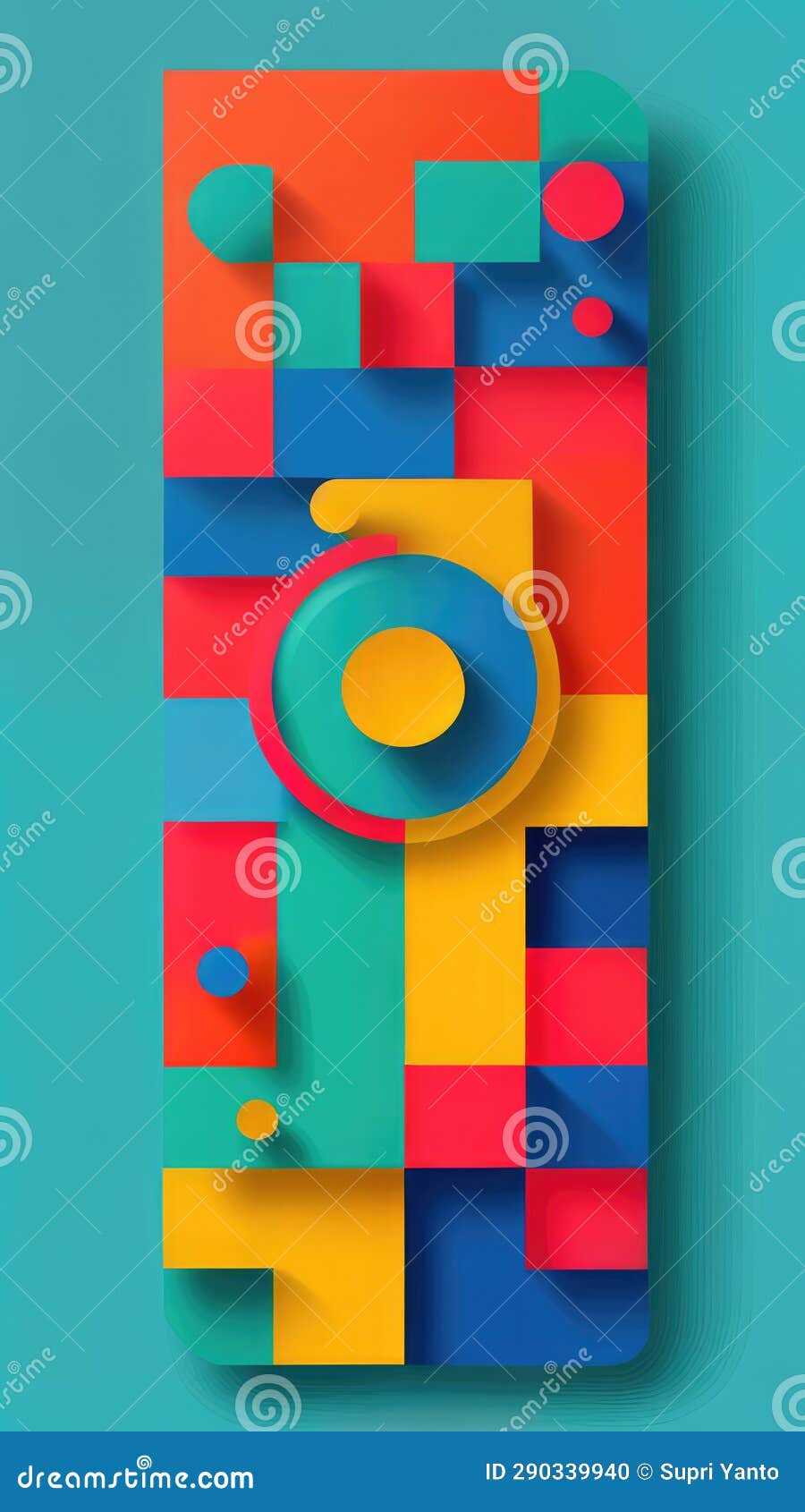 Abstract Flat Concept Creative Colour Design for Background Stock ...