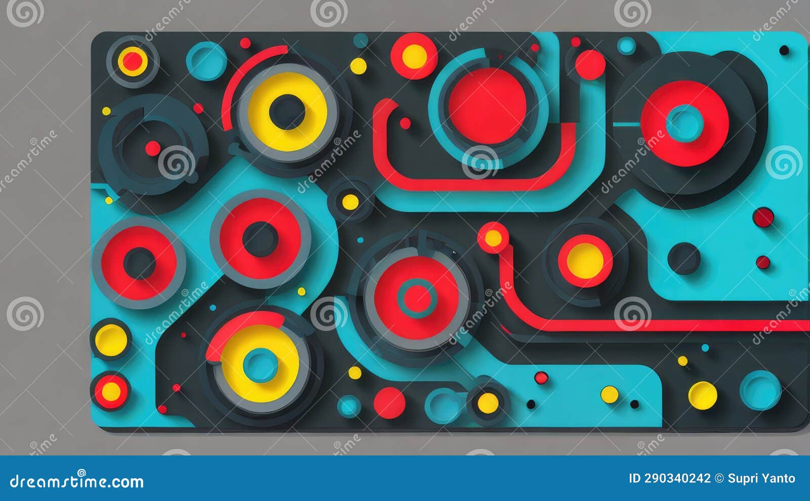 Abstract Flat Concept Creative Colour Design for Background Stock ...