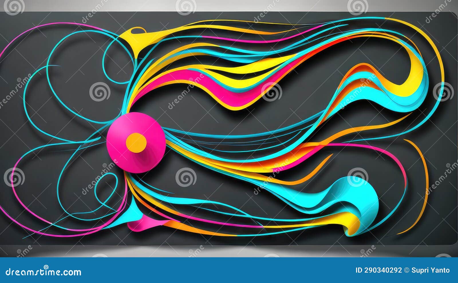 Abstract Flat Concept Creative Colour Design for Background Stock ...