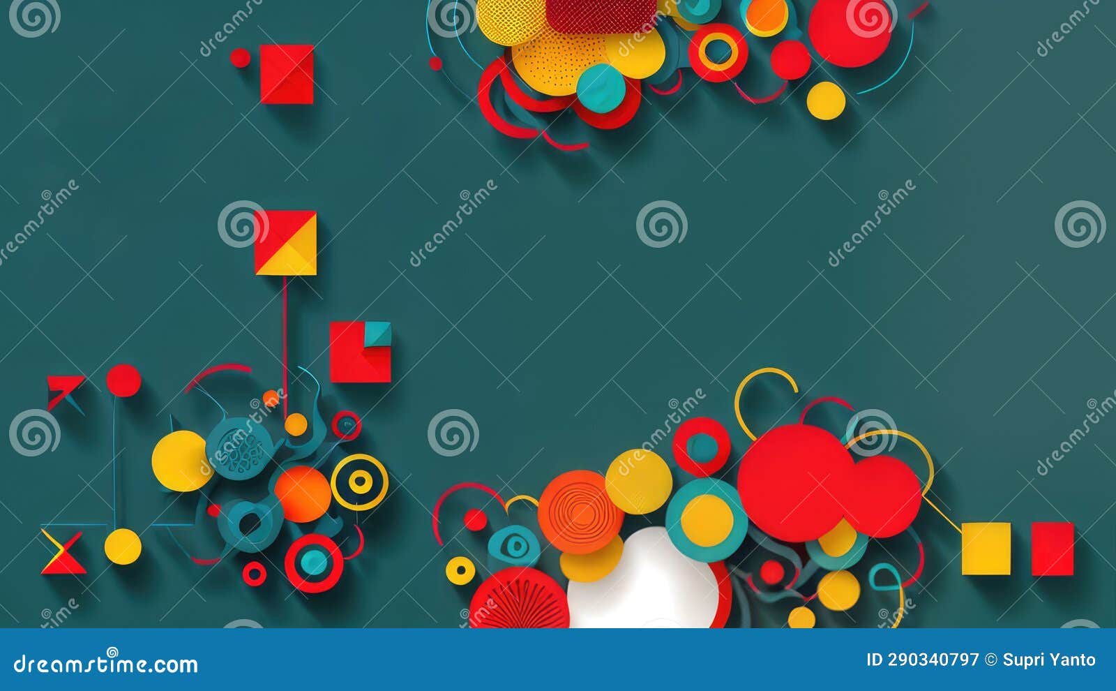 Abstract Flat Concept Creative Colour Design for Background Stock ...