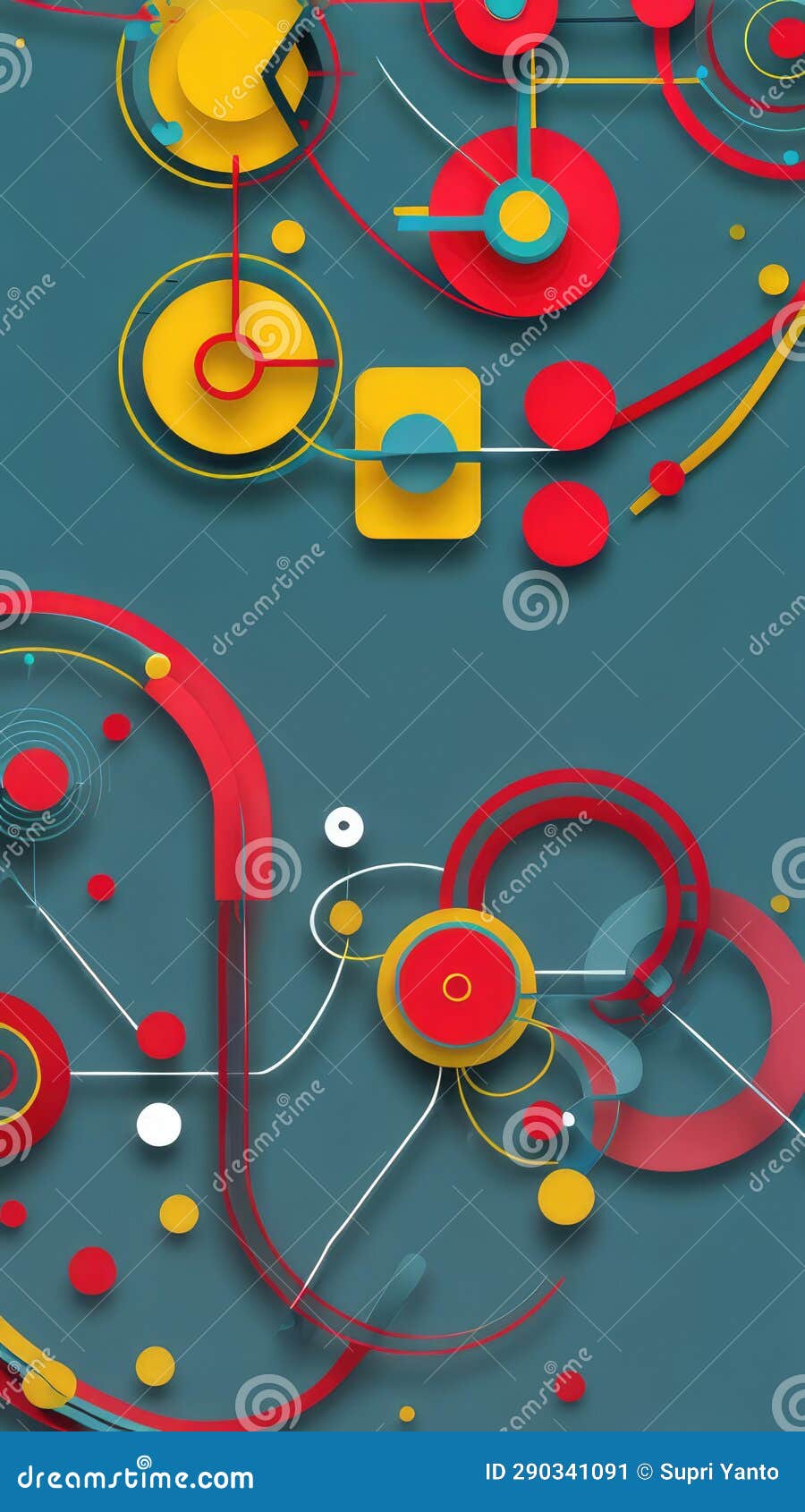 Abstract Flat Concept Creative Colour Design for Background Stock ...