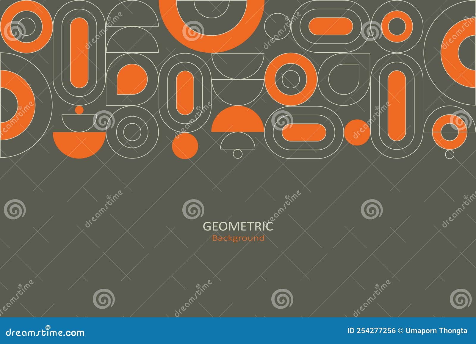 Abstract Flat Geometric Background, Template Design with the Simple ...