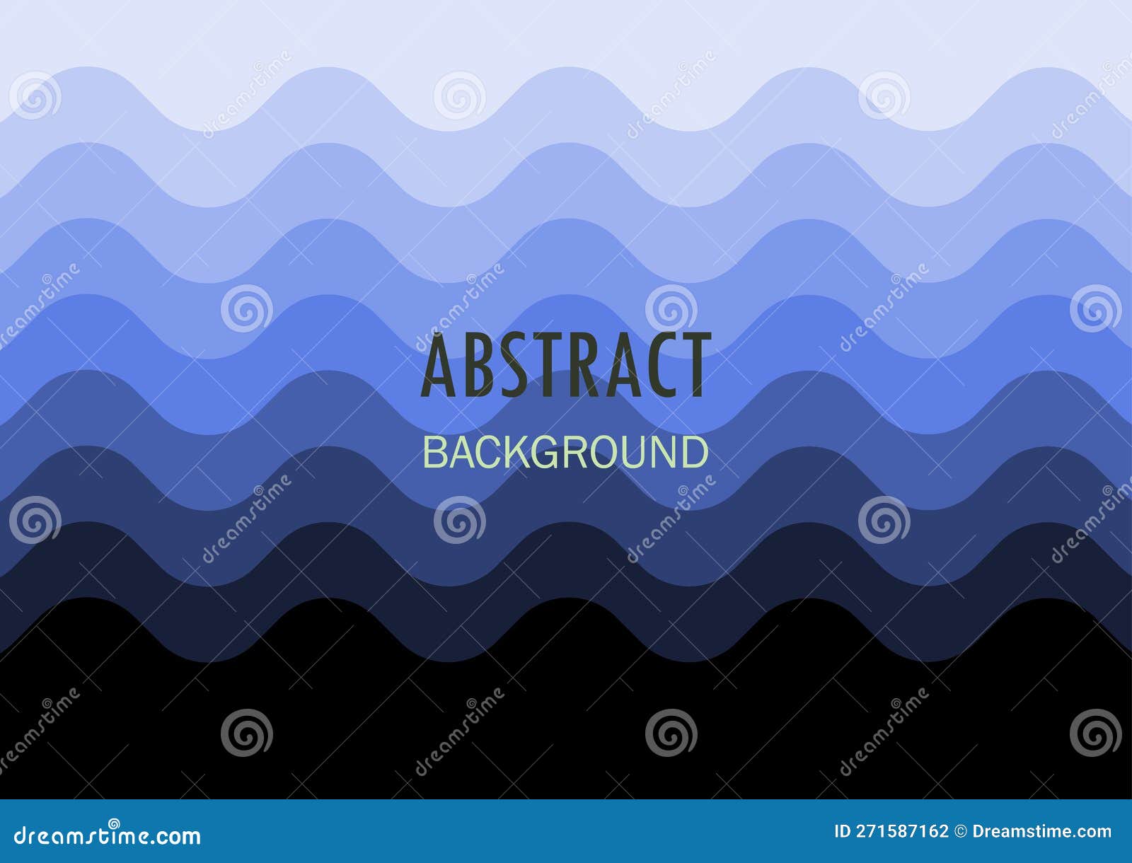 Abstract Flat Water Wave Wallpaper Design Background Stock Vector ...